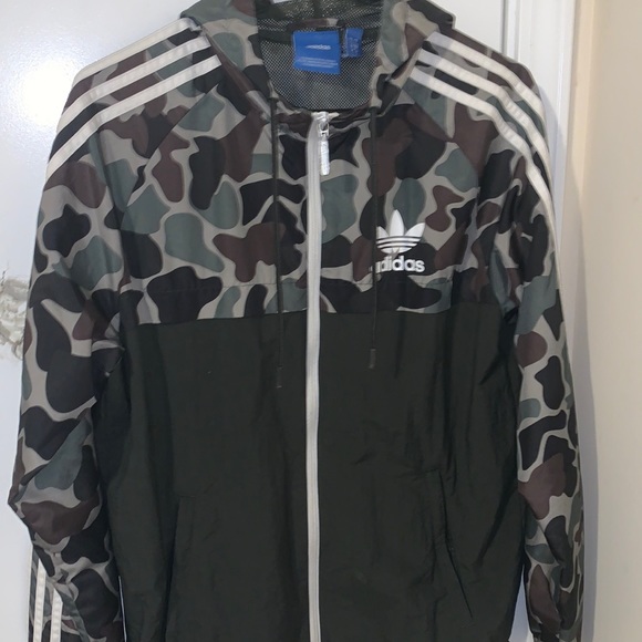 adidas | Jackets & Coats | Camo Adidas Light Jacket | Poshmark